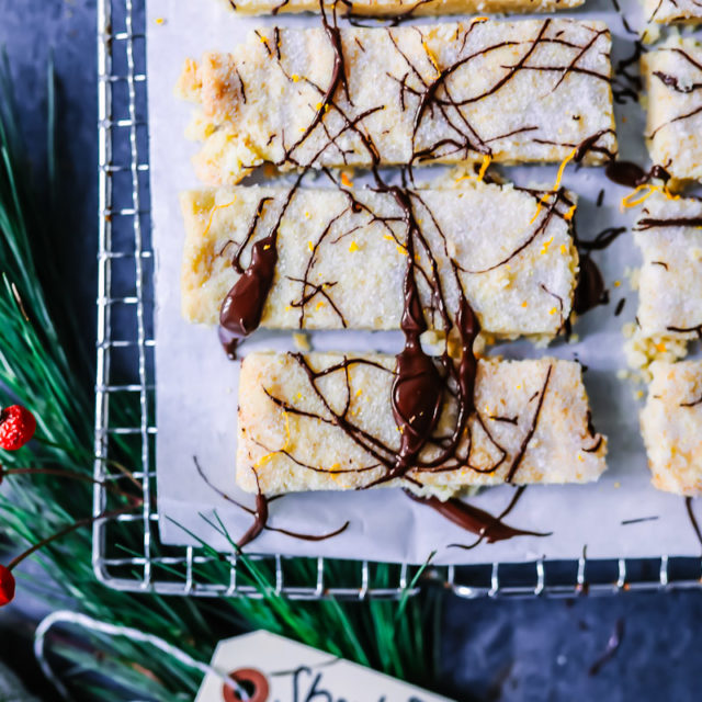 Schoko Orangen Shortbread Rezept | Zucker, Zimt und Liebe