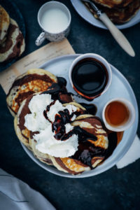 Zebra Kakao Pancakes Rezept | Zucker, Zimt und Liebe